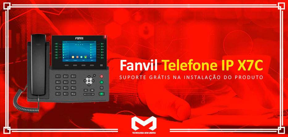 Fanvil X7C Telefone IP【Oferta em Out.】